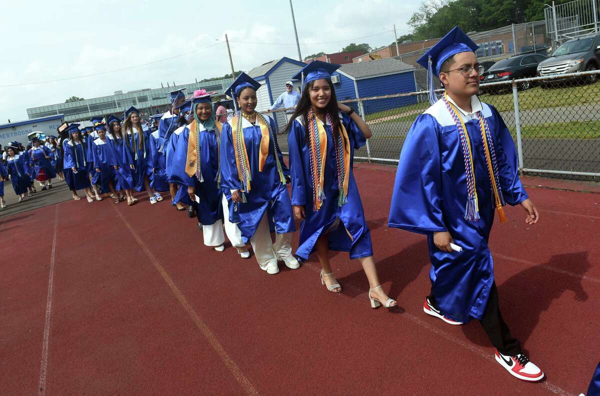 Crowd turns out to celebrate West Haven High graduates