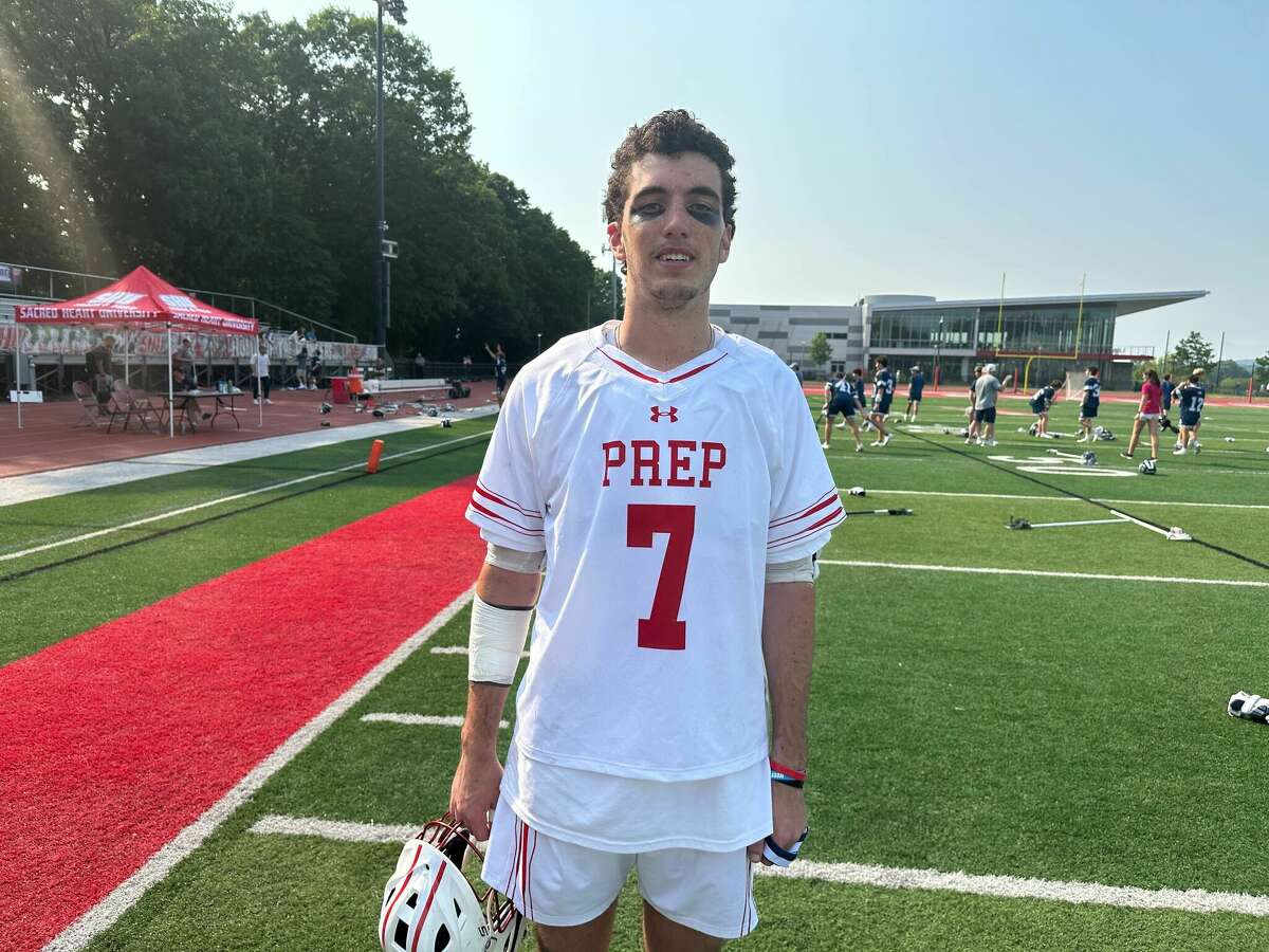 Fairfield Prep lacrosse's Jimmy McGrath No. 7 worn by Patten Royal