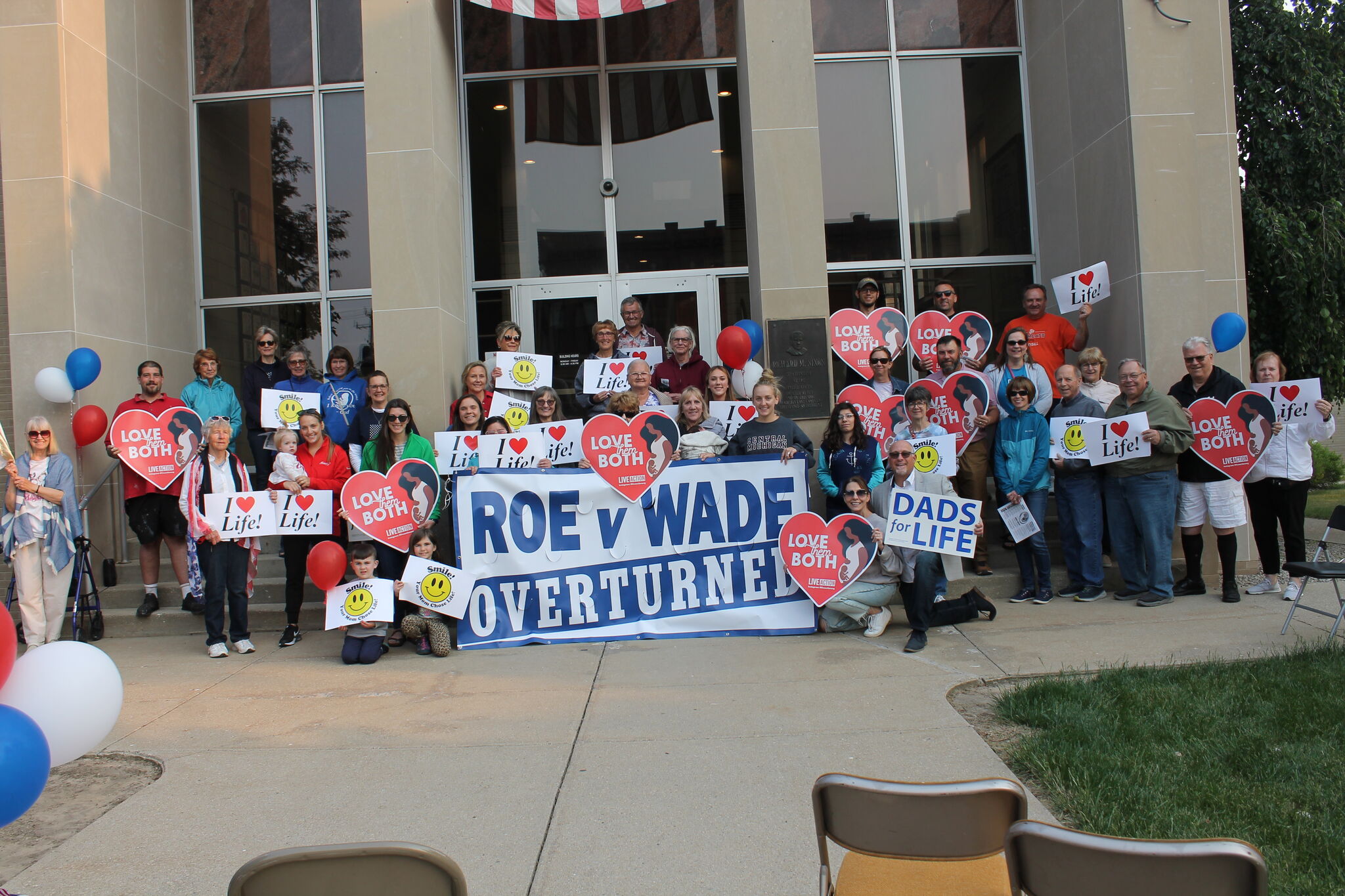 Pro life rally in Bad Axe held 1 year after Roe v Wade overturned
