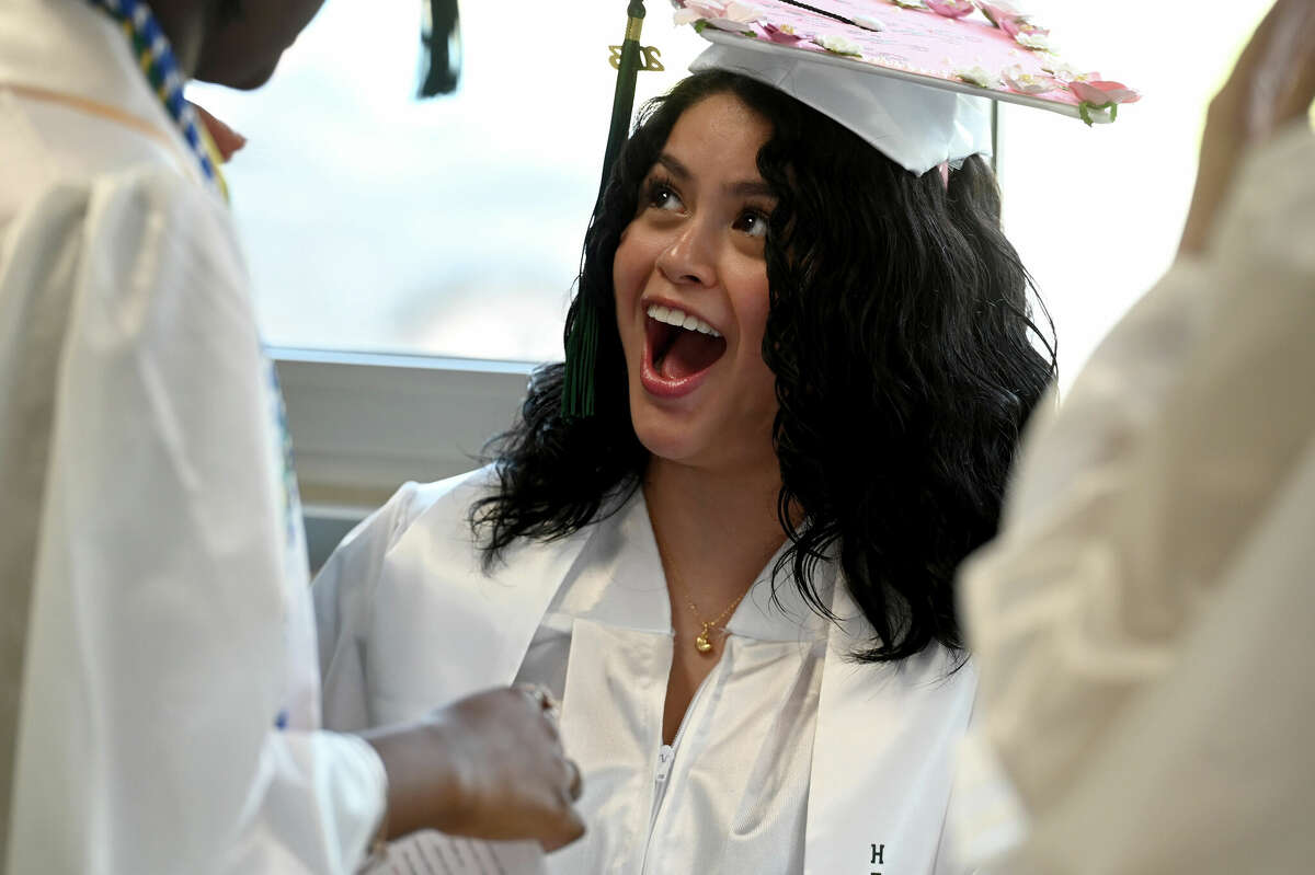 Graduates at Cheney Tech in Manchester leave as a family