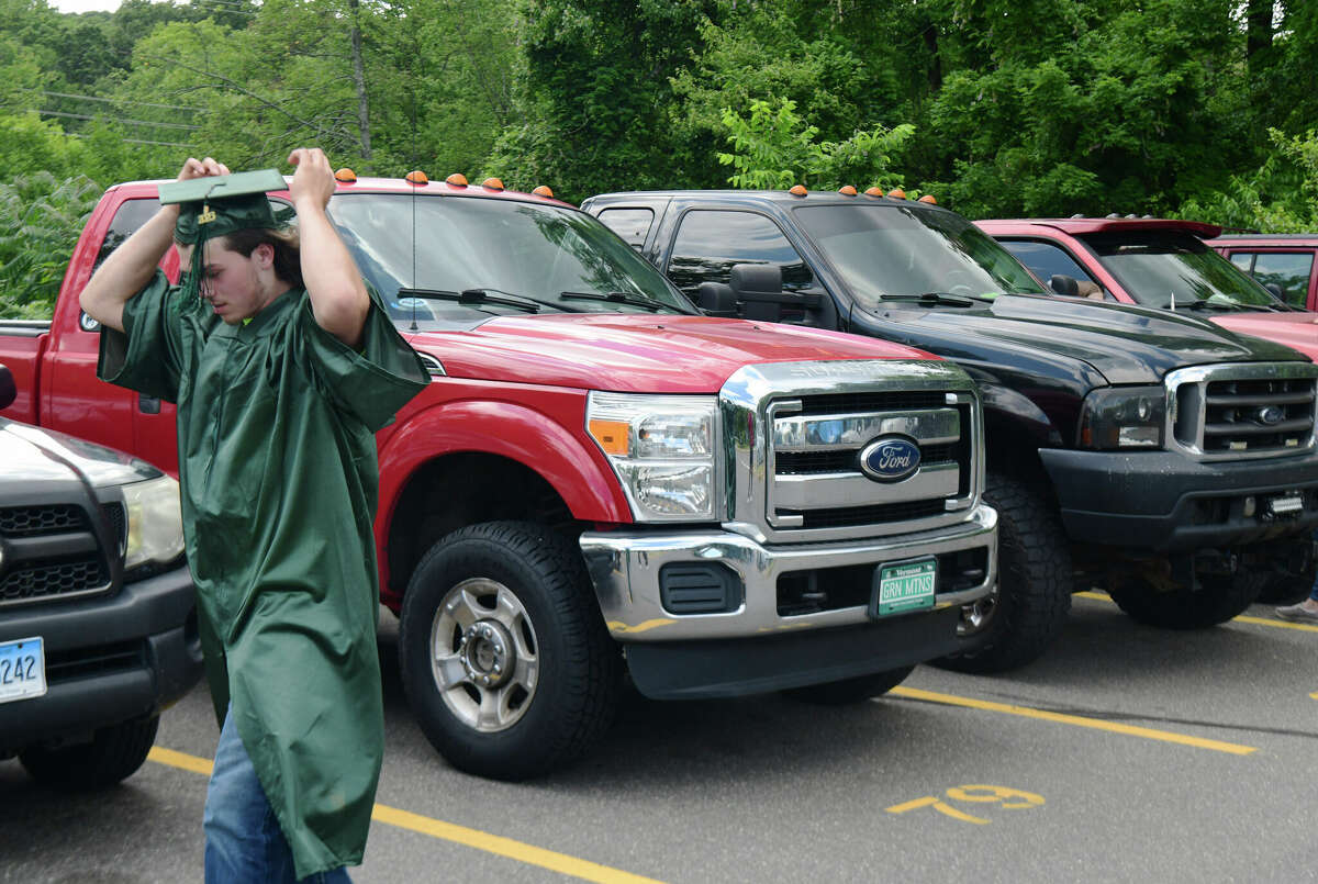 Graduates at Cheney Tech in Manchester leave as a family