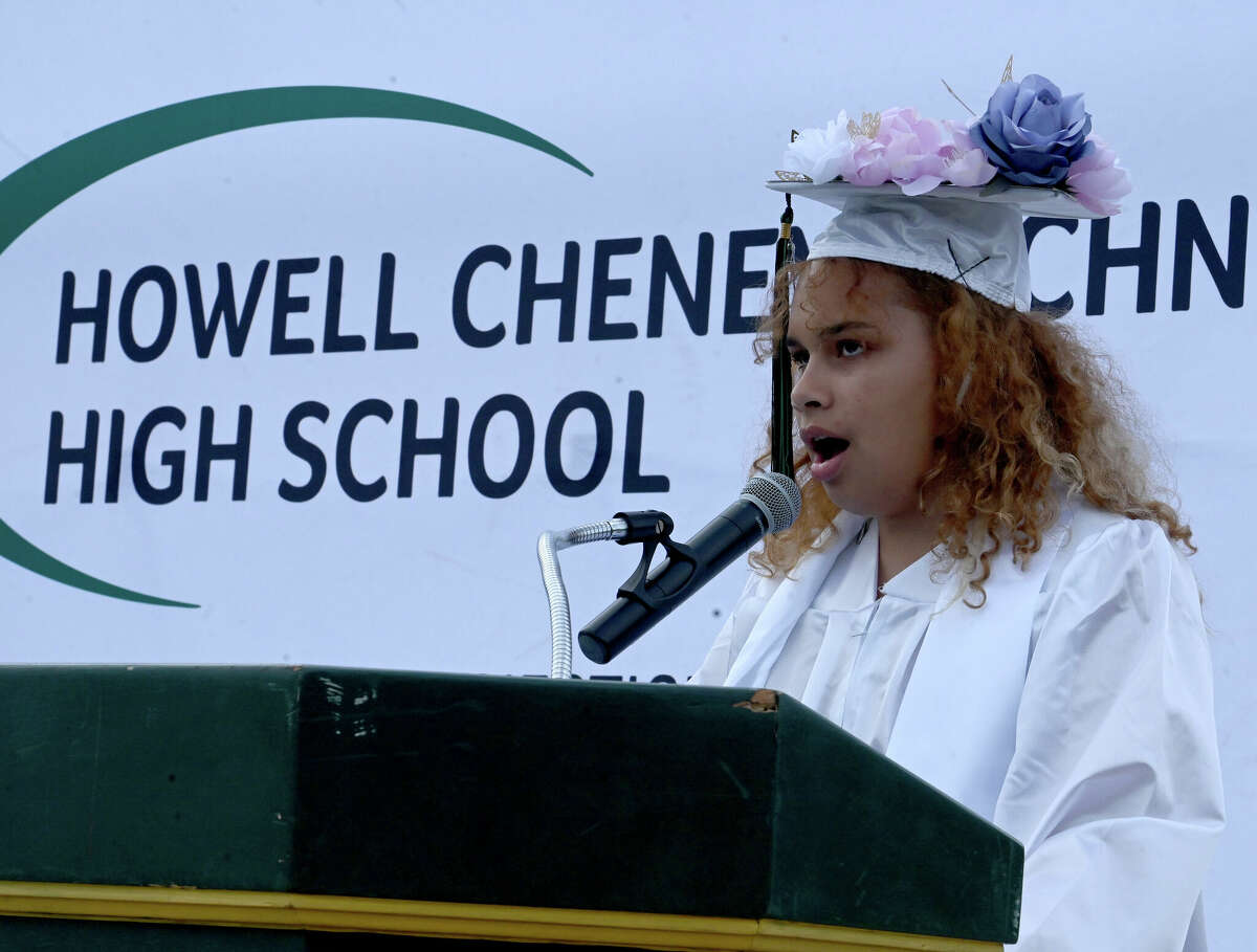 Graduates at Cheney Tech in Manchester leave as a family