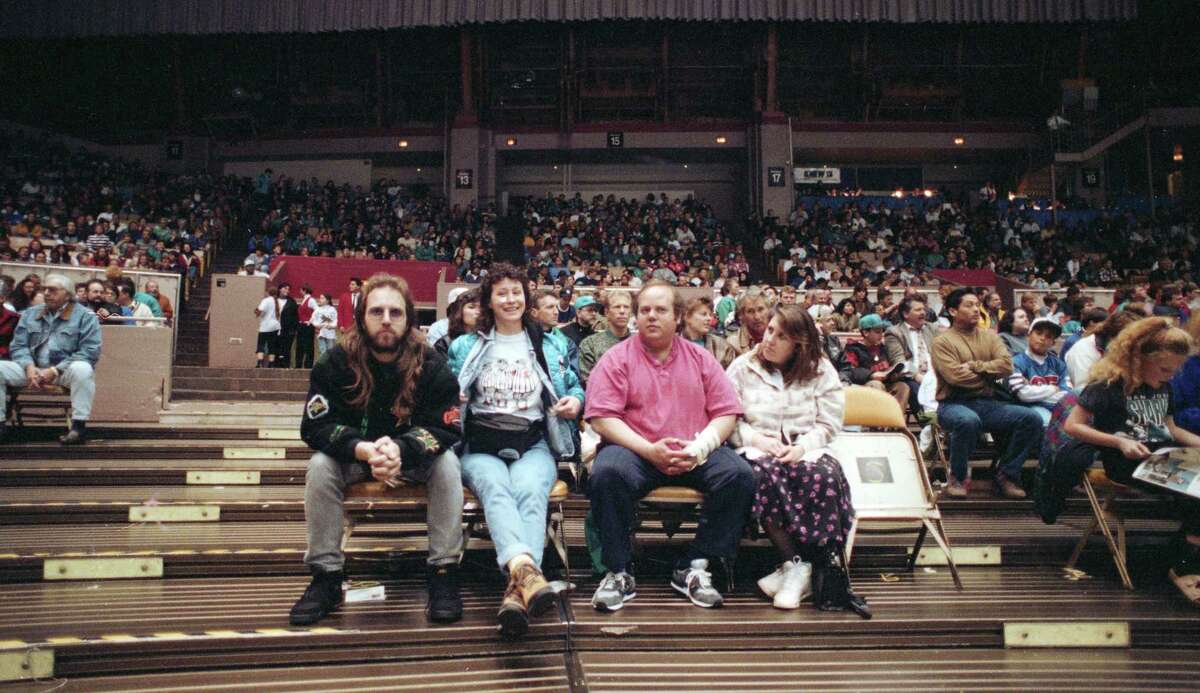 How did the Cow Palace arena get its name?