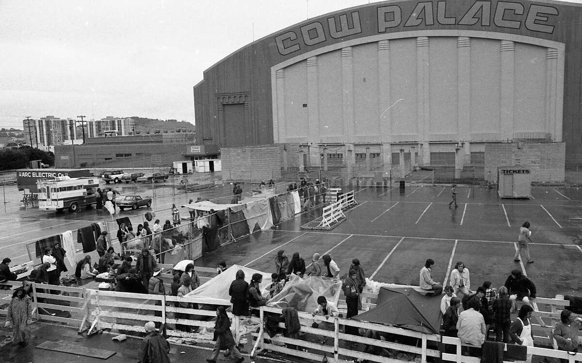How did the Cow Palace arena get its name?