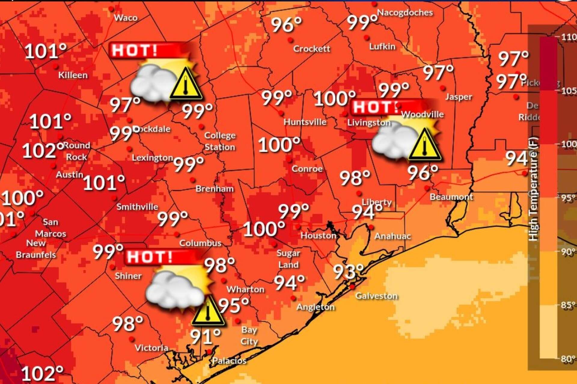 Houston weather: Dangerous heat expected to persist into next week