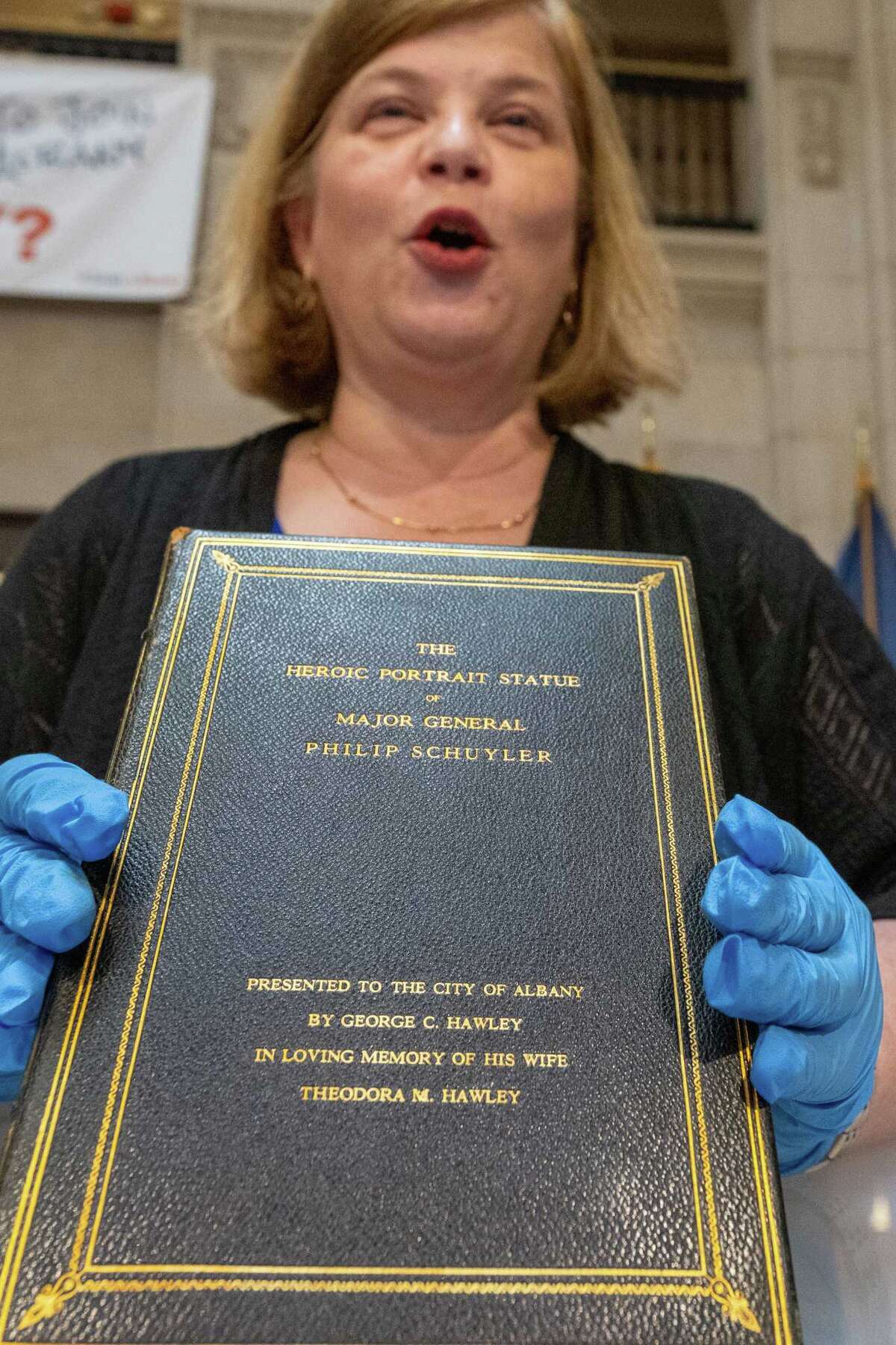 Contents of Albany's Schuyler statue revealed. Here's what's inside: