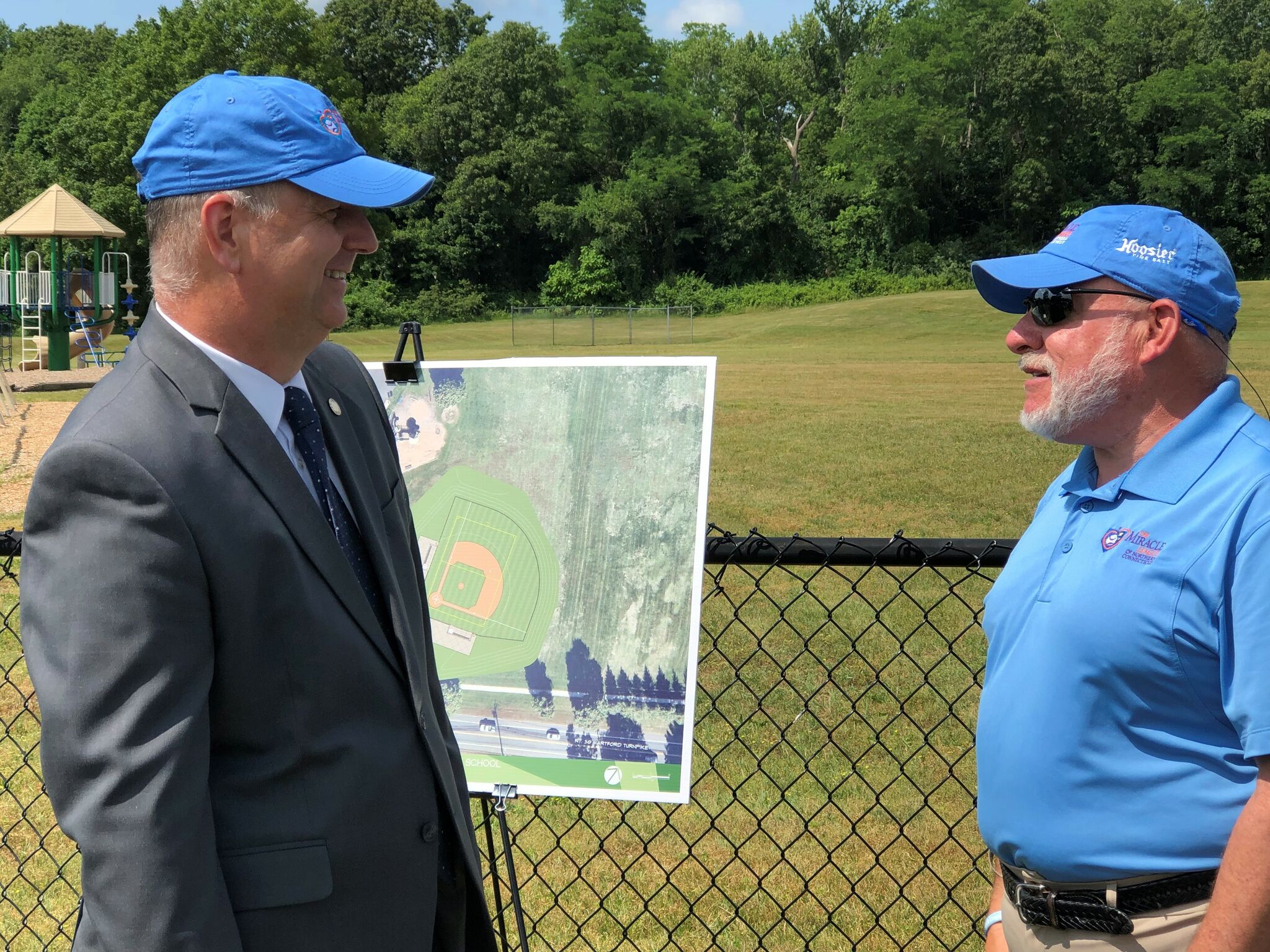 Miracle Field for disabled children breaks ground in Vernon