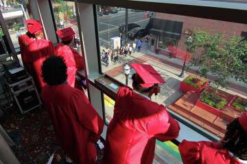 Photos: Wright Tech in Stamford graduates about 100 students