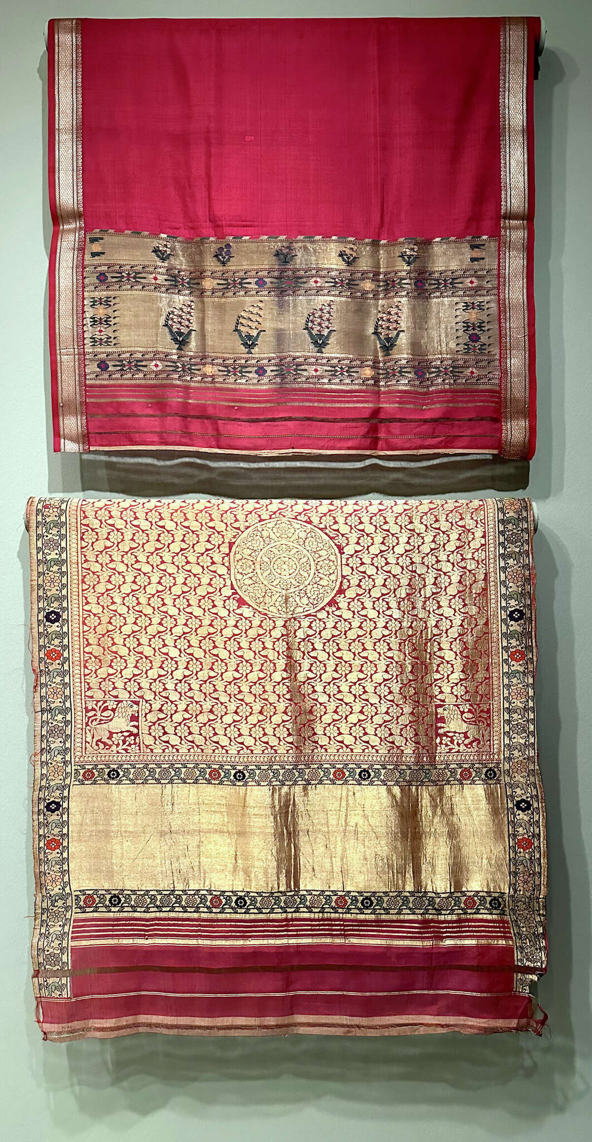 Houston Museum of Fine Art's Millennium Gallery featuring fabrics