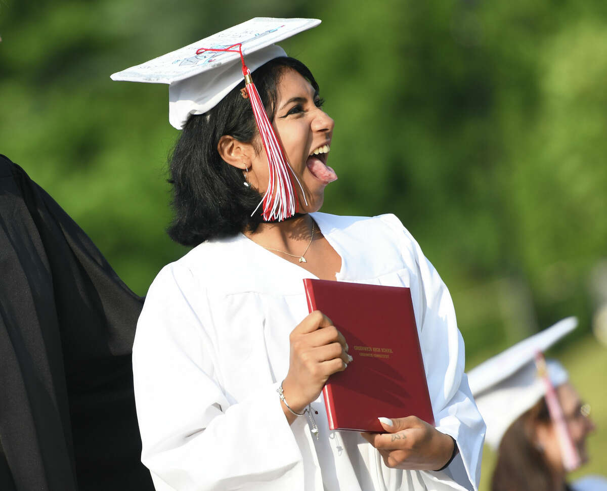 2023 Greenwich High grads told 'shoot the puck' by Ledecky