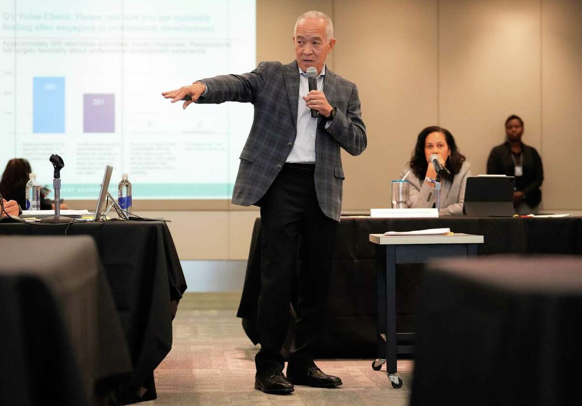 State-appointed board and superintendent meet to pass HISD budget