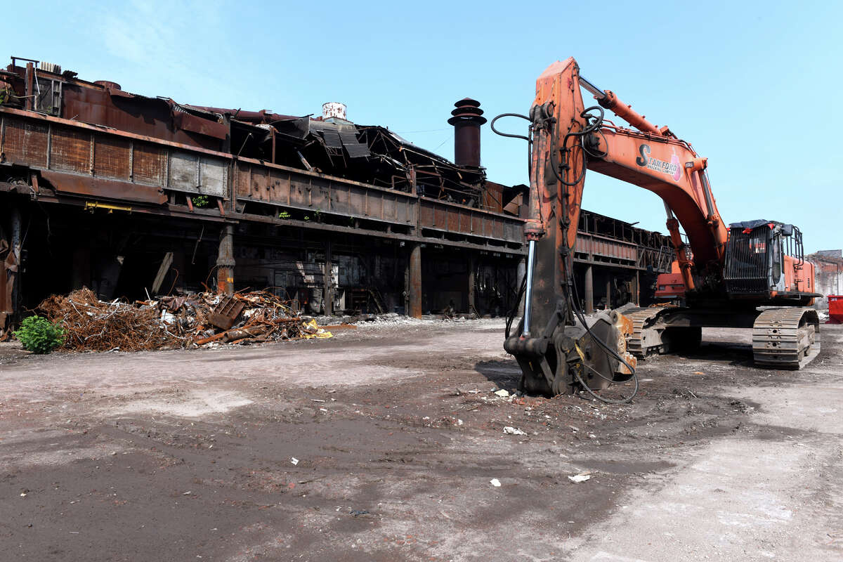 SHW Casting Company demolition underway now Ansonia received the money