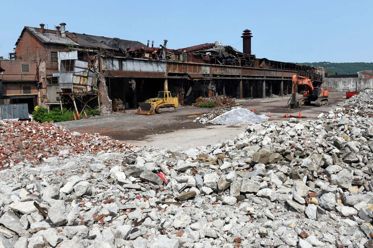 SHW Casting Company demolition underway now Ansonia received the money