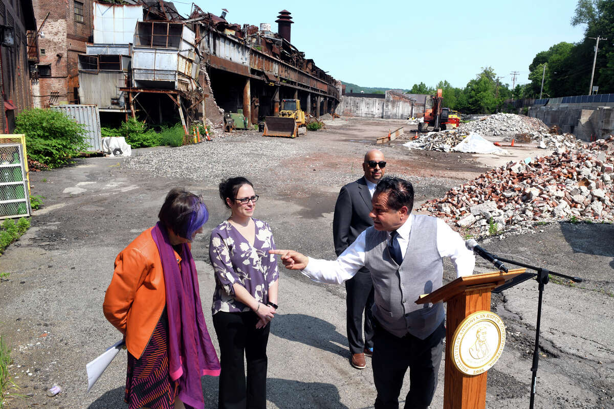 SHW Casting Company demolition underway now Ansonia received the money