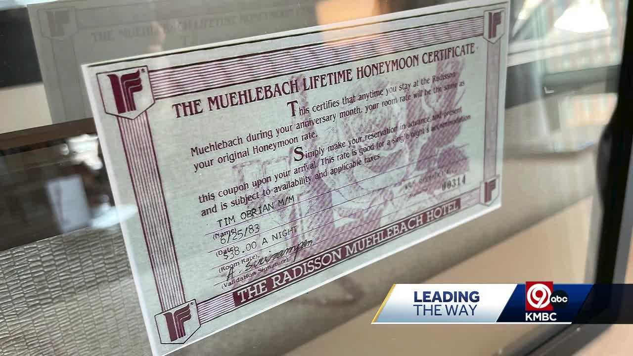 Lost gift certificate helps couple celebrate 40th anniversary