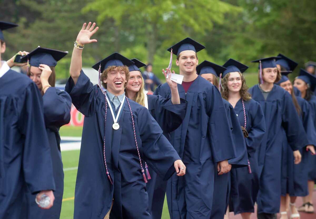 Photos: Rain threatens but can't stop New Fairfield High's graduation