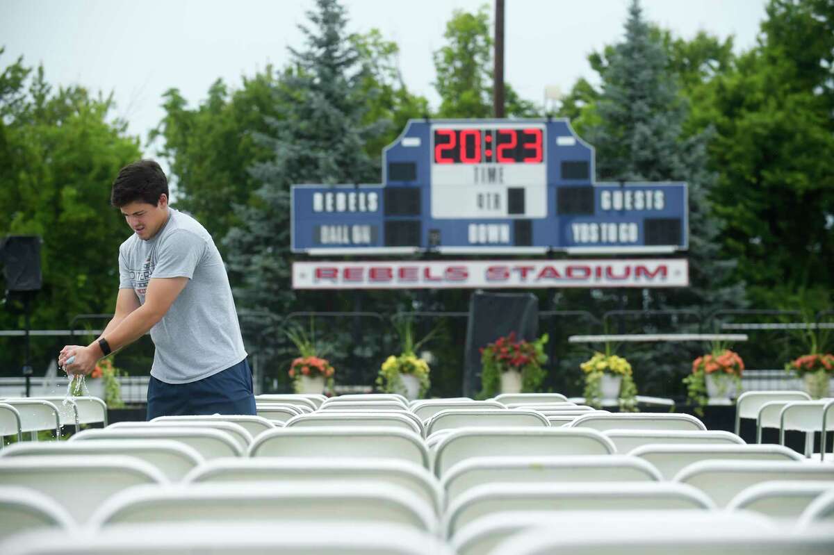 Photos: Rain threatens but can't stop New Fairfield High's graduation