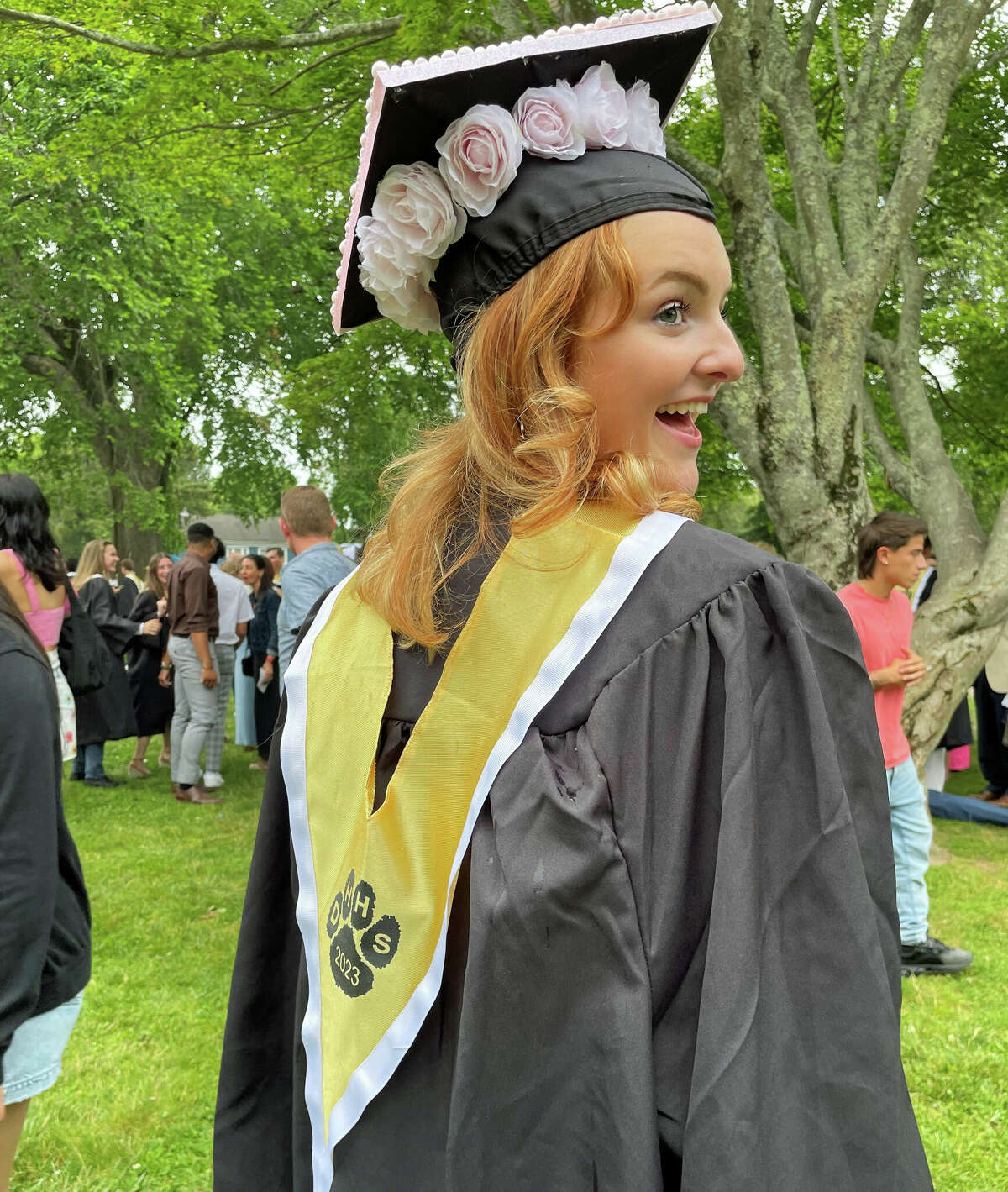 Daniel Hand High class of 2023 graduates under dry skies June 16