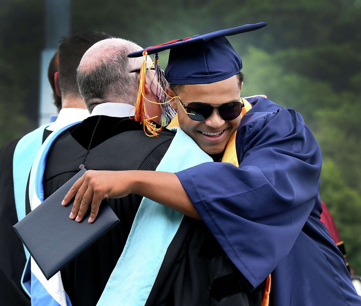 Wilton High School announces a trio of valedictorians at graduation