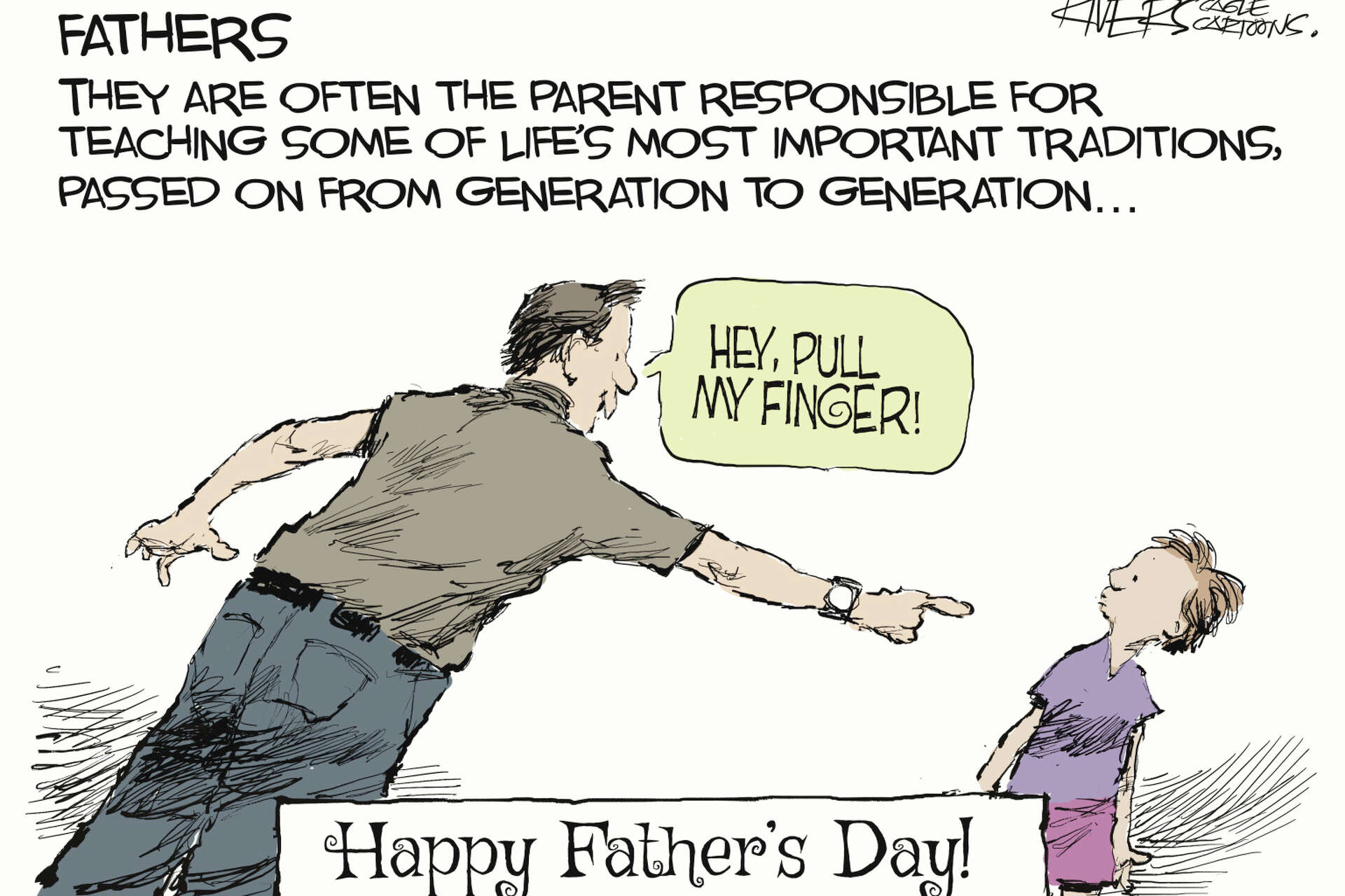 Father's Day Funnies: Cartoons about being a dad