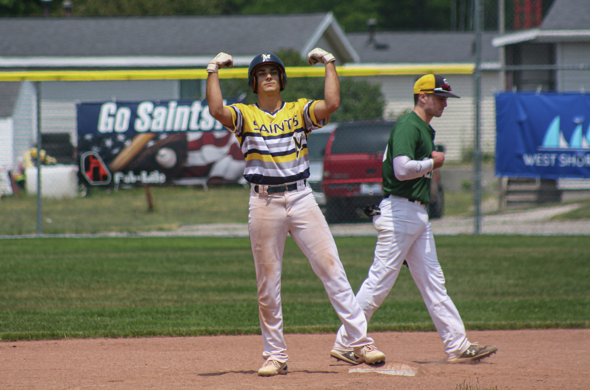 See the images from the Manistee Saints' sweep of the Fulton Sultans