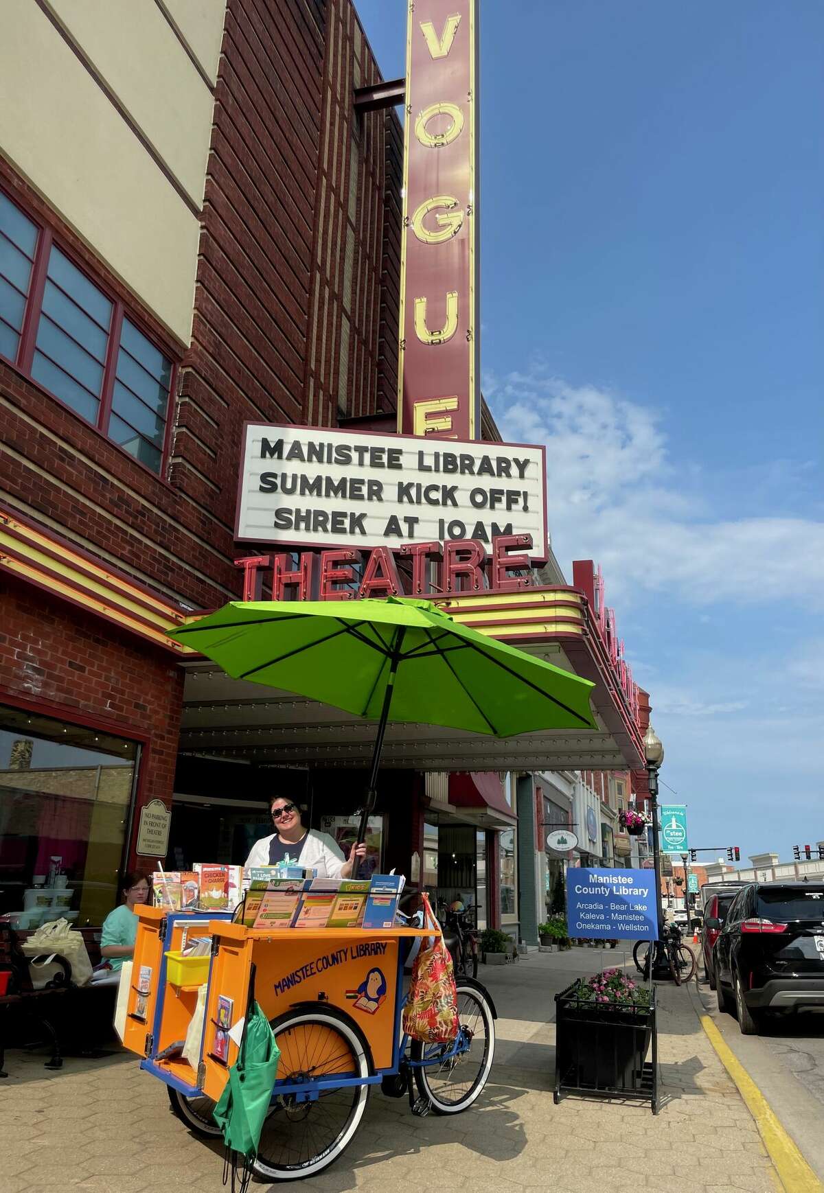 Manistee County Library introduces book bike