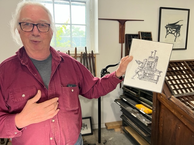 Tim James' quest to bring 19th-century bookbinding back to Troy