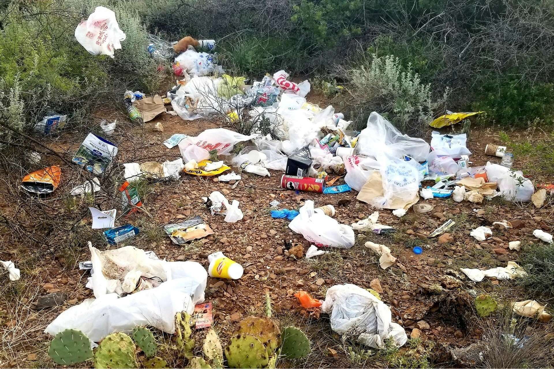 Photos show massive trash dump inside Big Bend National Park