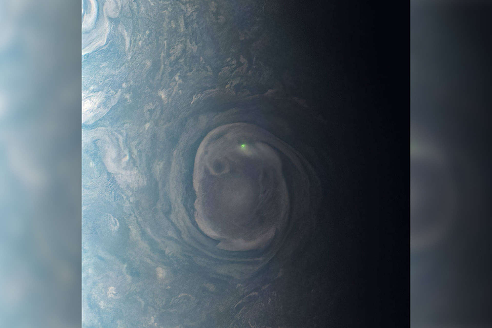NASA captured an image of lightning on Jupiter