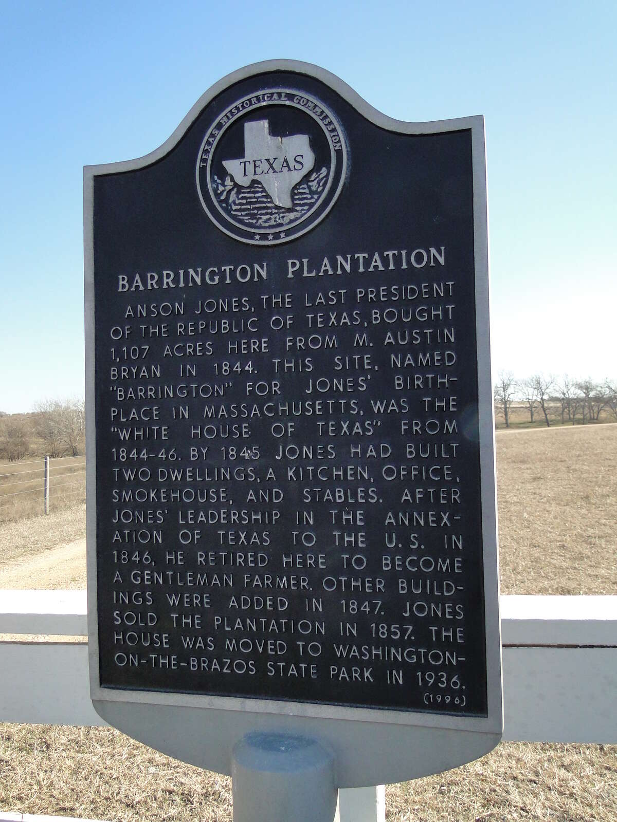 Texas historic Washington-on-the-Brazos to get $44 million restoration