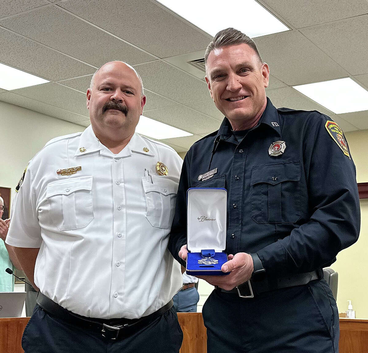 Edwardsville City Council honors 2 citizens and 3 first responders