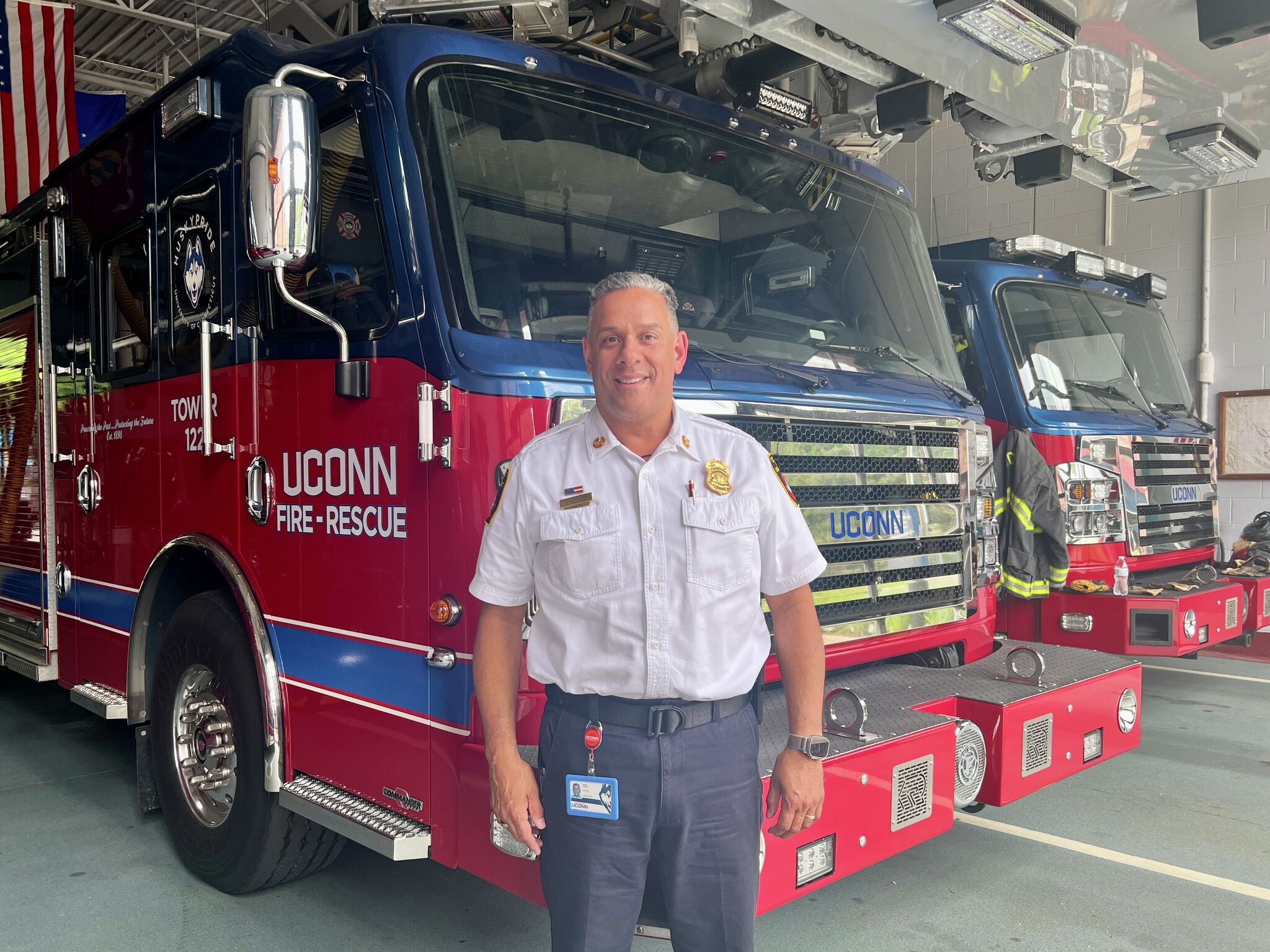 UConn, East Hartford firefighter inducted into Hall of Fame