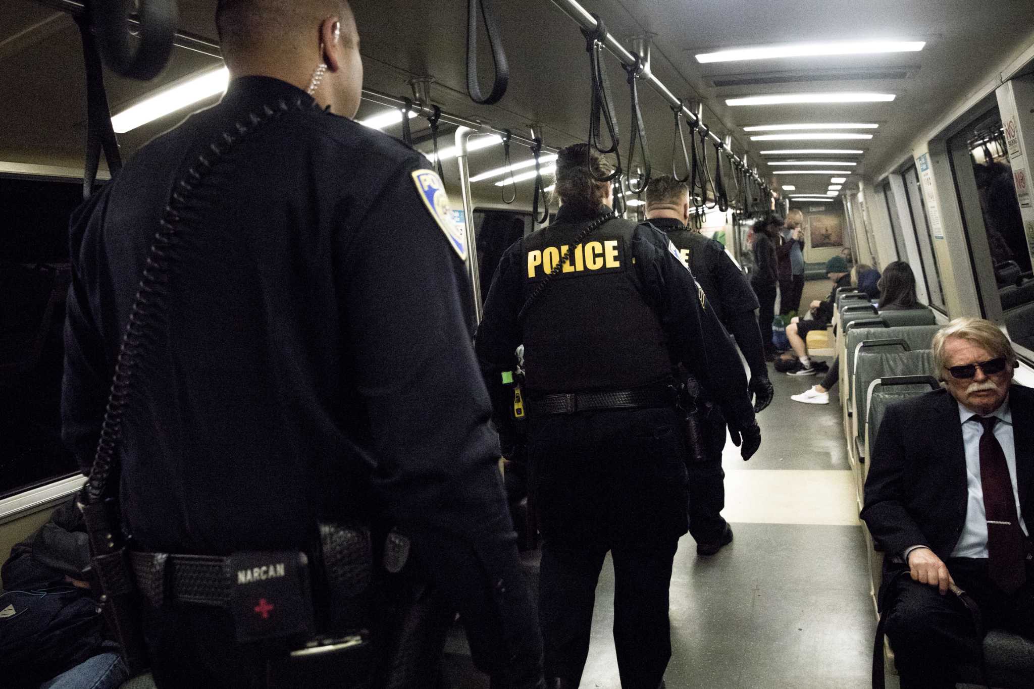 BART is requiring more of its police officers patrol trains