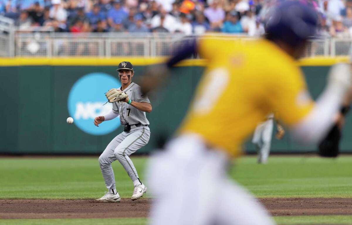 College World Series: LSU beats No. 1 Wake Forest to stay alive