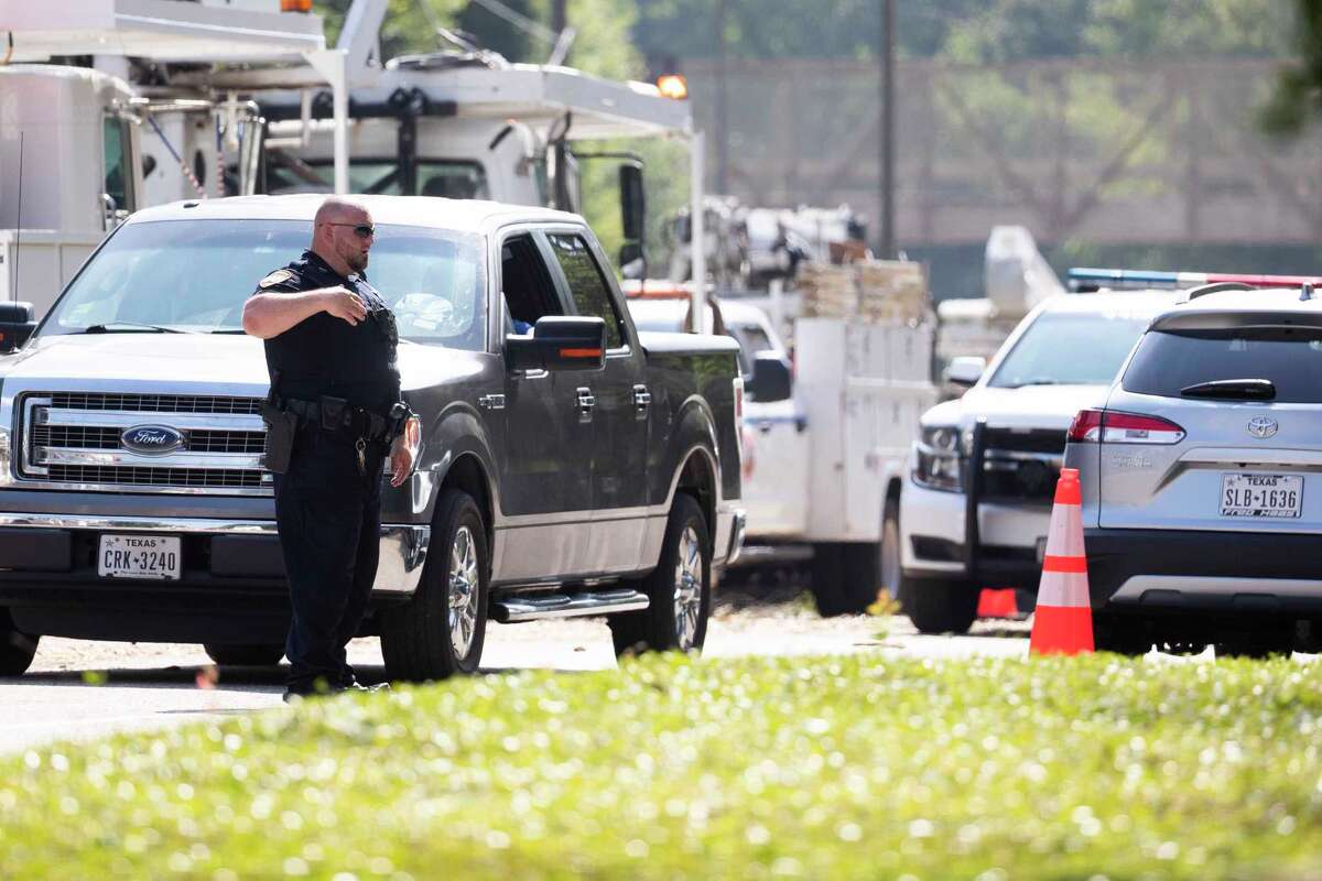 Photos of damage from Houston-area storm with hurricane-force winds