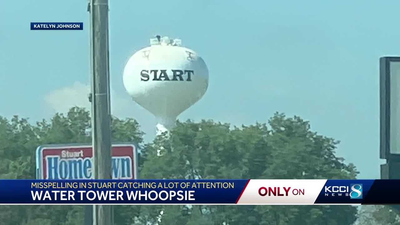 'Oops' moment: Why this town's name was misspelled on its new water tower
