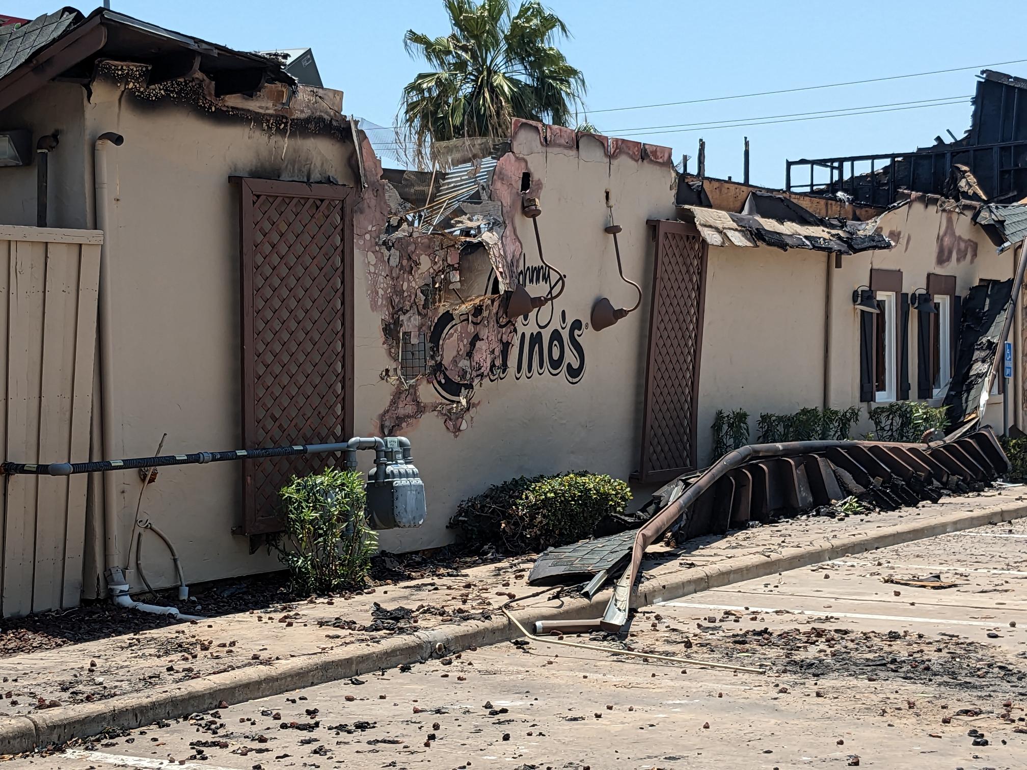 Photos: Laredo's Johnny Carino's restaurant on fire, destroyed