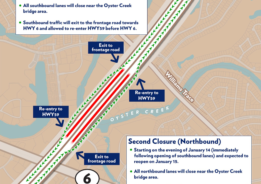 Another major Houston highway closure is coming this weekend