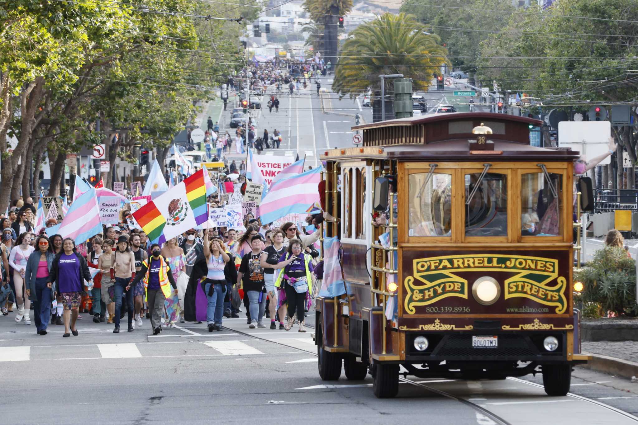 S.F. trans march draws thousands of participants