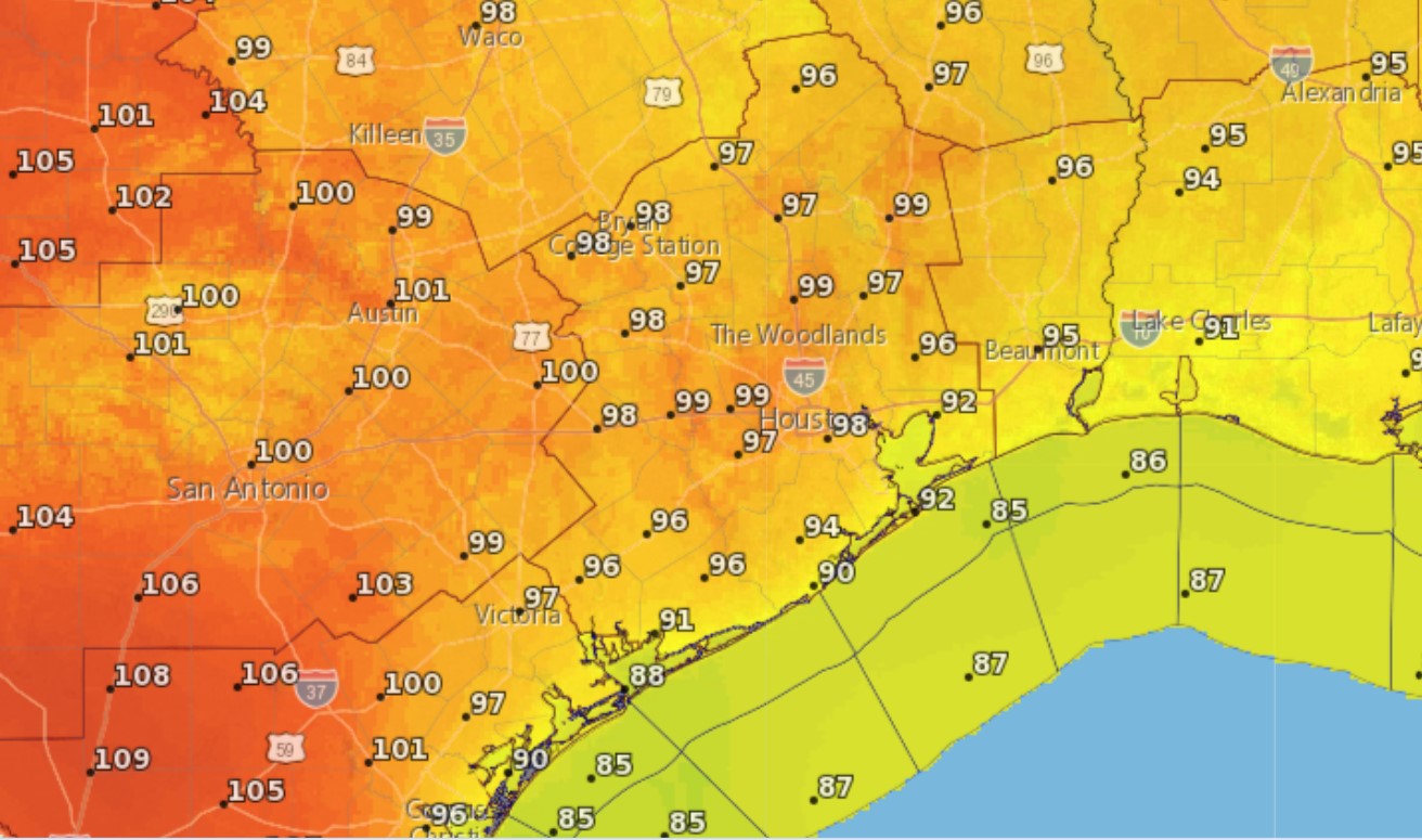 Houston weather: The heat streak will repeat next week