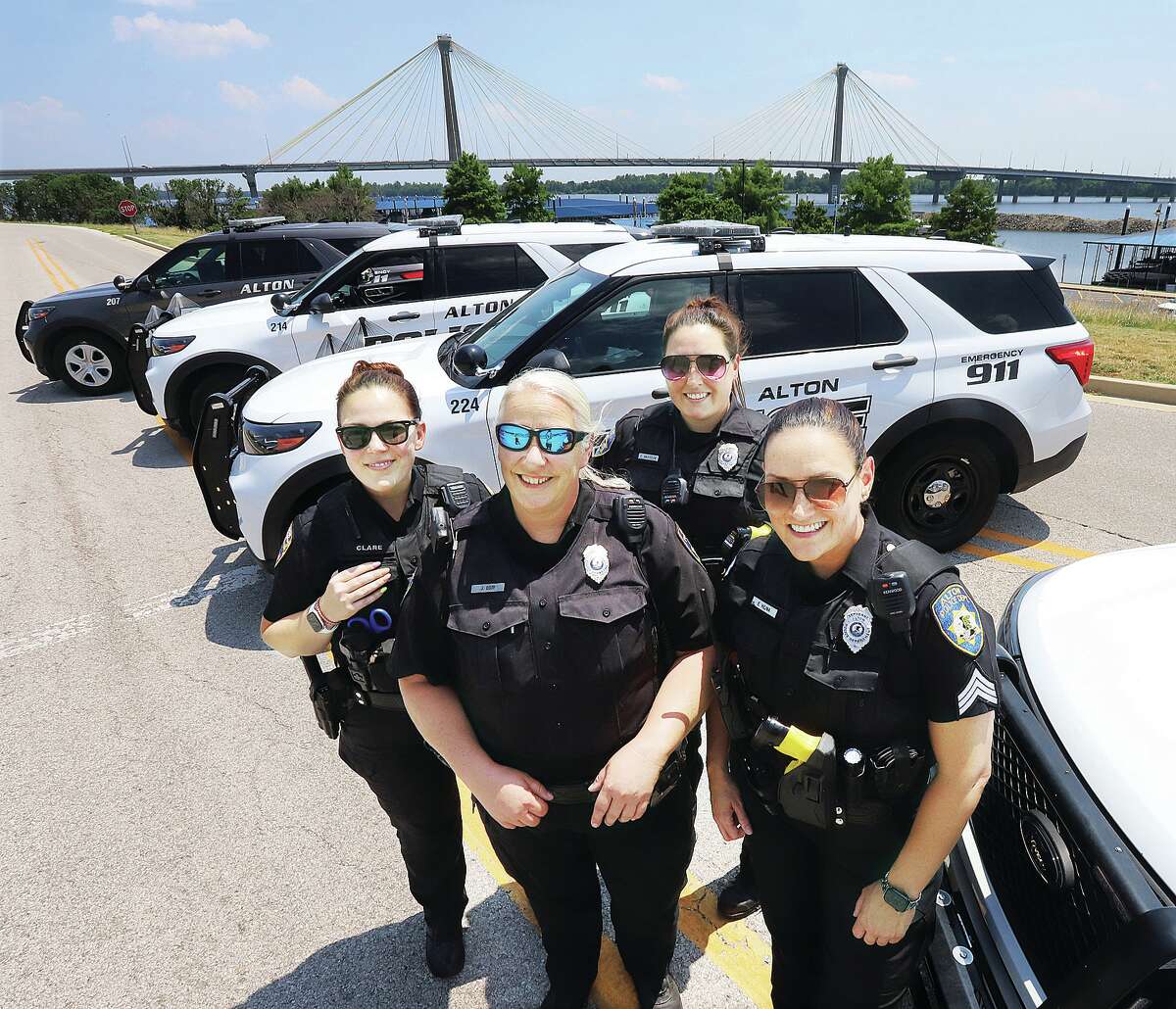 Alton Police mark milestone; Friday shift had more women than men