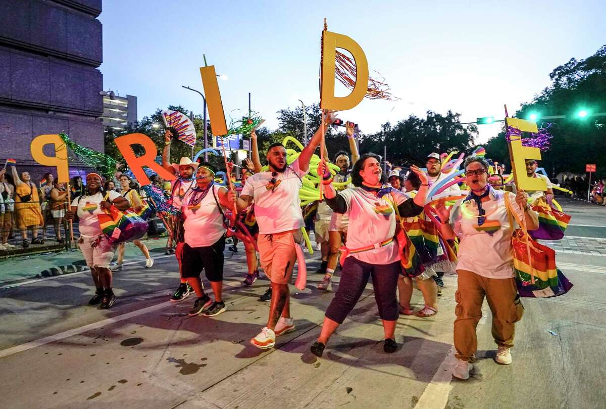 Houstonians celebrate LGBTQ Pride at downtown parade