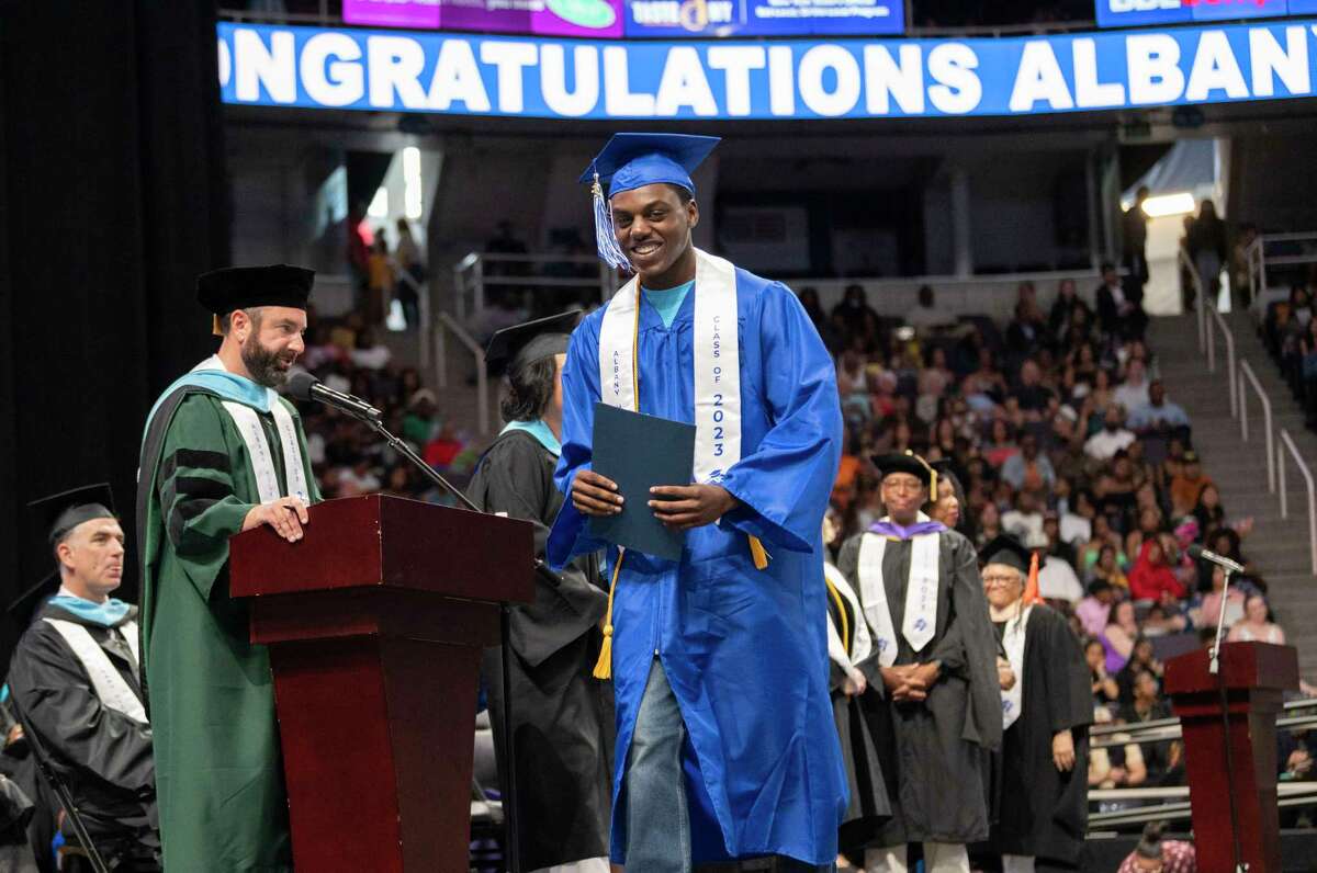 Photos: Graduates joyous at Albany High graduation