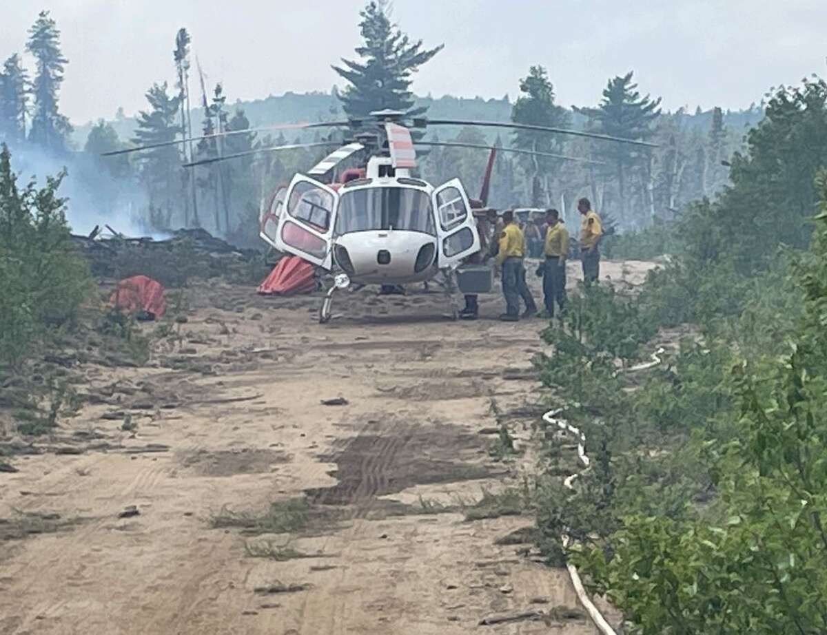 New York forest rangers rushed to fire danger in Canada
