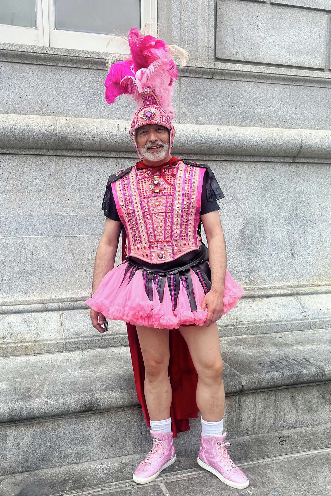 This gladiator costume shows what San Francisco Pride is all about
