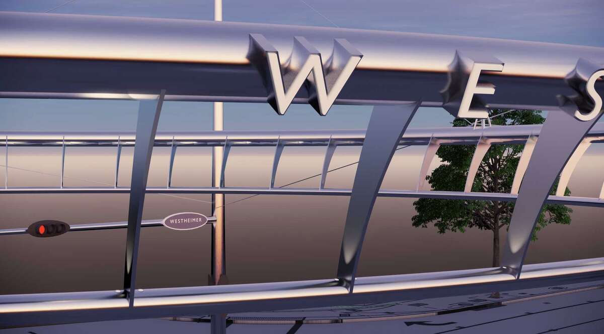 Uptown Houston is getting its fancy 40-foot street signs back