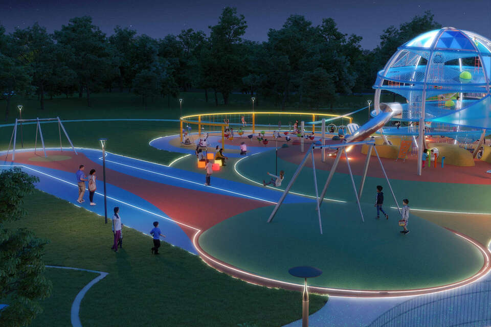 Huge glow-in-the-dark playground breaks ground in Texas