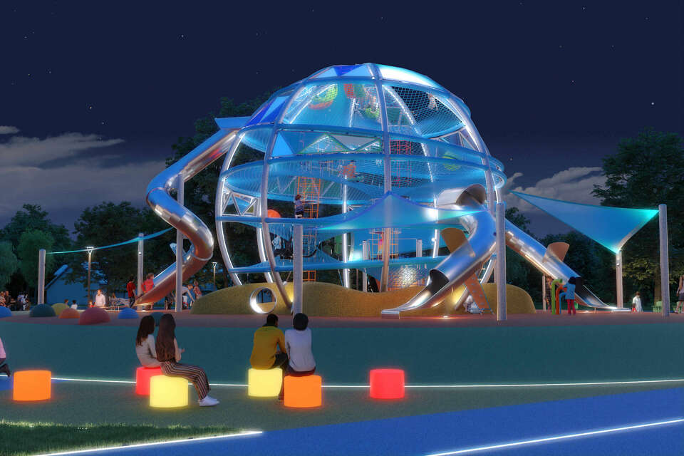 Huge glow-in-the-dark playground breaks ground in Texas