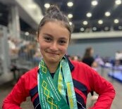 Grace Malloy Creanza of Stamford wins YMCA National Gymnastics Meet
