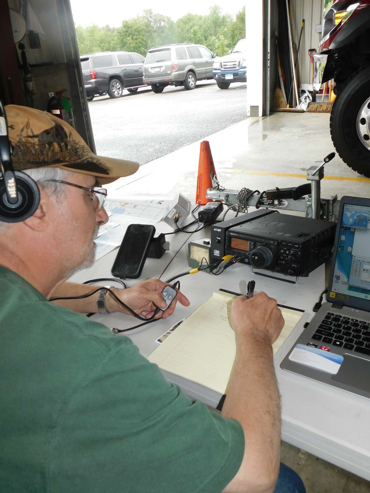 Ham radio enthusiasts use old-time skills to reach out